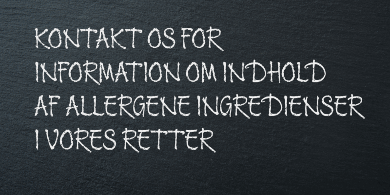 Allergivenlig frokost: Vi kan tage højde for flest allergener
